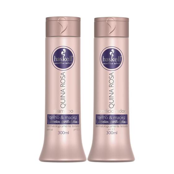 Kit Haskell Quina Rosa 300Ml Shampoo E Condicionador Hidrata - Kit Shampoo e Condicionador ...