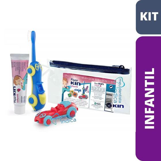 Kit Higiene Oral Infantil KIN Carro - Pharmakin - Kit Cuidados Bebê ...