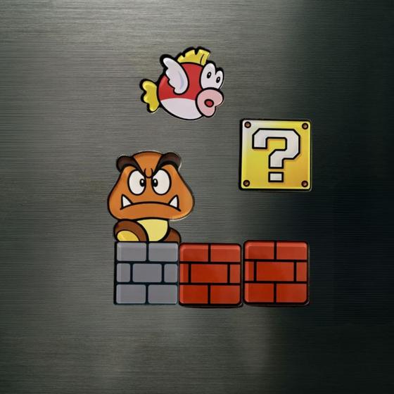 Kit Imãs Geladeira Geek com 6 pcs de clássico video games - LAURA MULTIVERSO STORE - Imã de ...