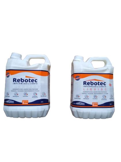 Kit impermeabilizante líquido rebotec 5Lt 02 unidades ...