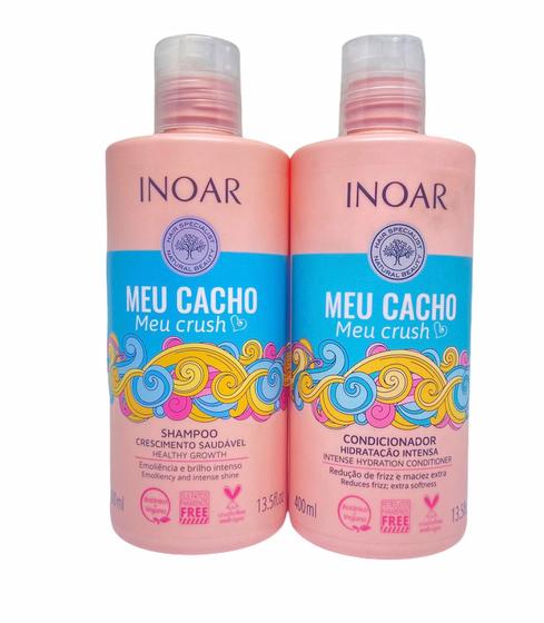 Kit inoar meu cacho meu crush( shampoo e condicionador) 400mls - Kit Shampoo e Condicionador ...