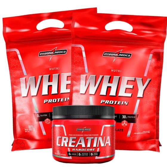 Kit Integral Medica Nutri Whey Protein Creatina 150g - Integral Médica ...