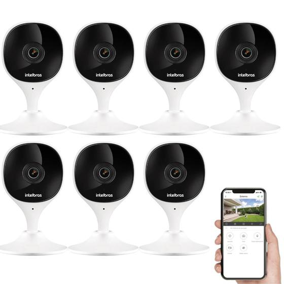 Kit Intelbras 7 Câmeras iMX C Wi-Fi Full HD c/ Microfone - Gravador de ...