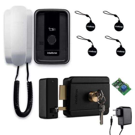 Kit Interfone Com Fechadura Acesso Via Aplicativo E Tags - INTELBRAS ...