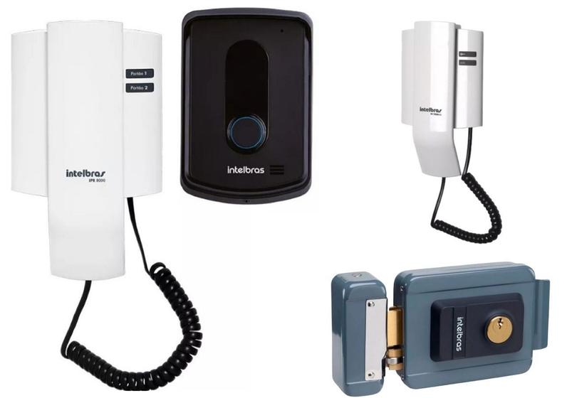 Kit Interfone Residêncial Ipr8010 Com Extensão Audio - intelbras ...