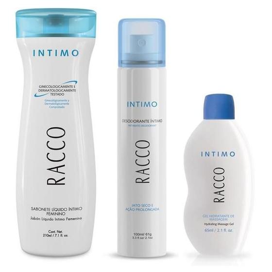 Kit Intimo Racco Sabonete, Desodorante e Gel Intimo Tradicional ...