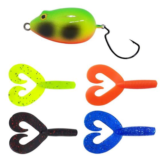 Kit Iscas Grub Duplo + Bolotinha Matadeira P/ Traira - Isca Artificial - Magazine Luiza