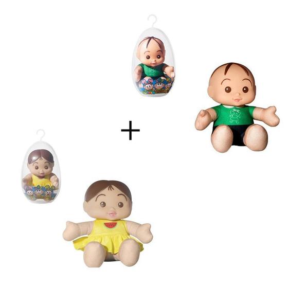 Kit Iti Malia Boneco Cebolinha E Magali Turma Da Mônica Presente ...