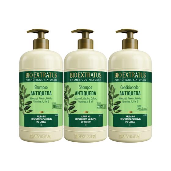 Kit Jaborandi Antiqueda E Crescimento Rápido (2x Shampoo/1x ...