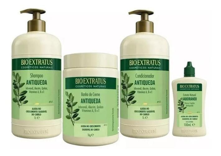 Kit Jaborandi Antiqueda Shampoo Condicionador Creme Tônico - Bio ...