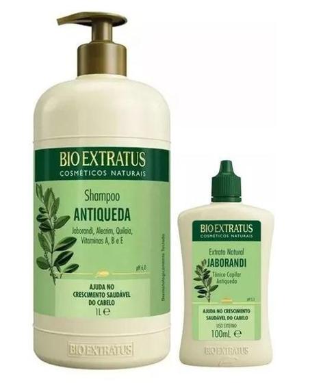 Kit Jaborandi Shampoo 1 Litro + Tônico 100ml - Bio Extratus - Kit de ...