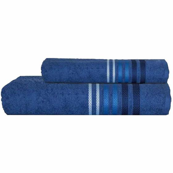 Kit Jogo De Toalhas Banhão e Rosto Dynamo Nanosoft 2 Peças Camesa ...