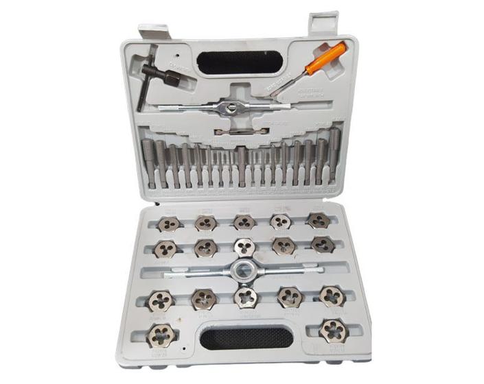 Kit Jogo Macho E Tarraxa Para Fazer Rosca Com Maleta 40 Pc - sparta ...