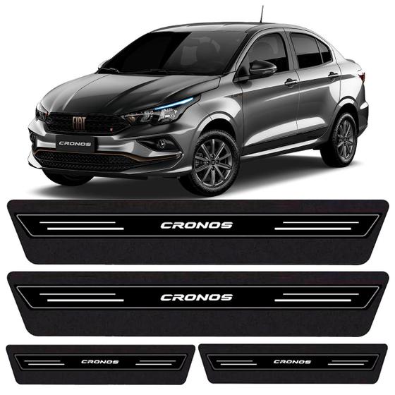 Kit Jogo Soleira de Porta Fiat Cronos Vinil Adesiva Platinum - Sofisti-Car - Soleira - Magazine ...