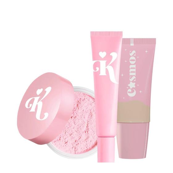 Kit Karen Bachini Beauty Sakura Cosmos C06NO Primer Base Pó (3 produtos ...