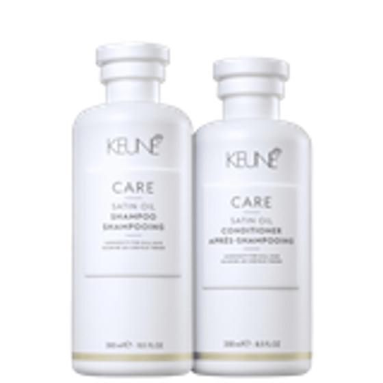 Kit Keune Satin Oil Cuidado Diário (2 Produtos) - Kit de Tratamento ...