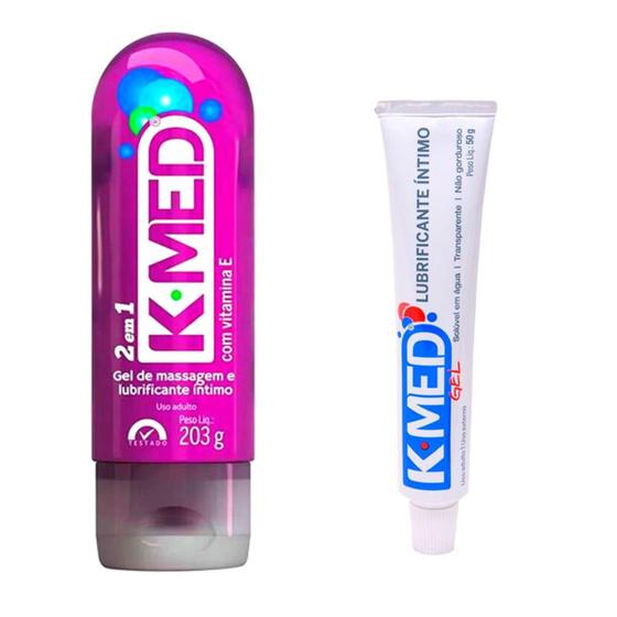 Kit Kmed 2Em1 203g K-Med 50G Gel Para Lubrificação Íntima - Cimed ...