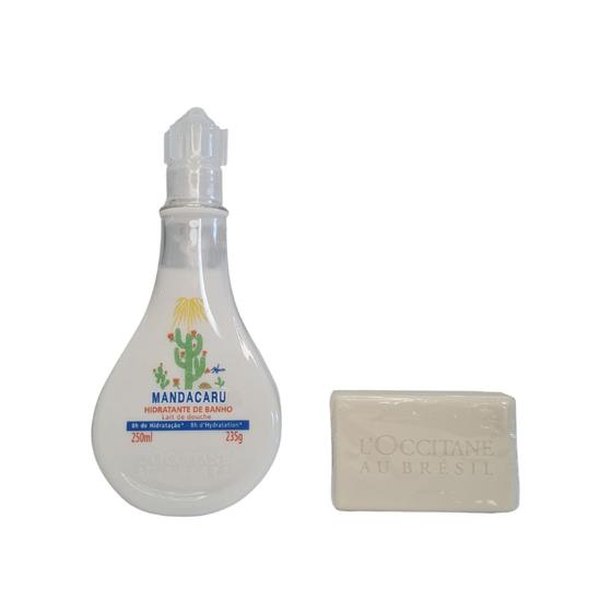 Kit L'occitane Mandacaru Loção Hidra+Sabonete Barra Cremoso - Esmalte ...