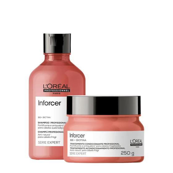 Kit L'Oréal Professionnel Inforcer Serie Expert Shampoo e Máscara P (2 ...