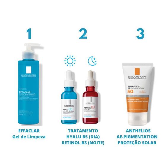 Kit la roche-posay rotina perfeita (4 produtos) - Limpeza Facial ...