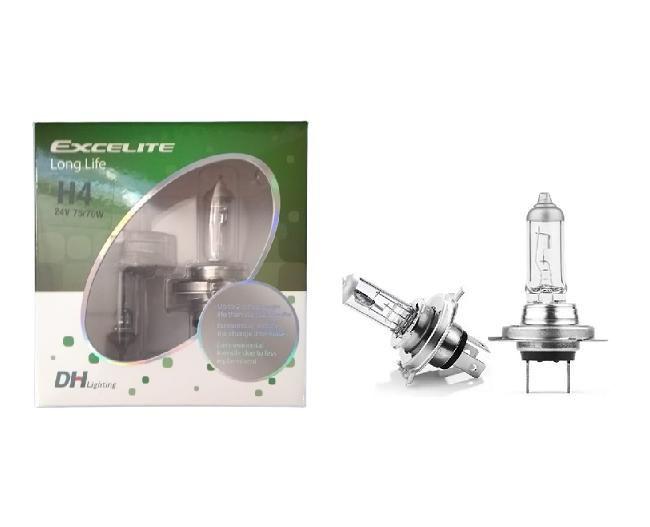 Kit lampada h4 24v 70w halogena long life excelite original - Lâmpada ...
