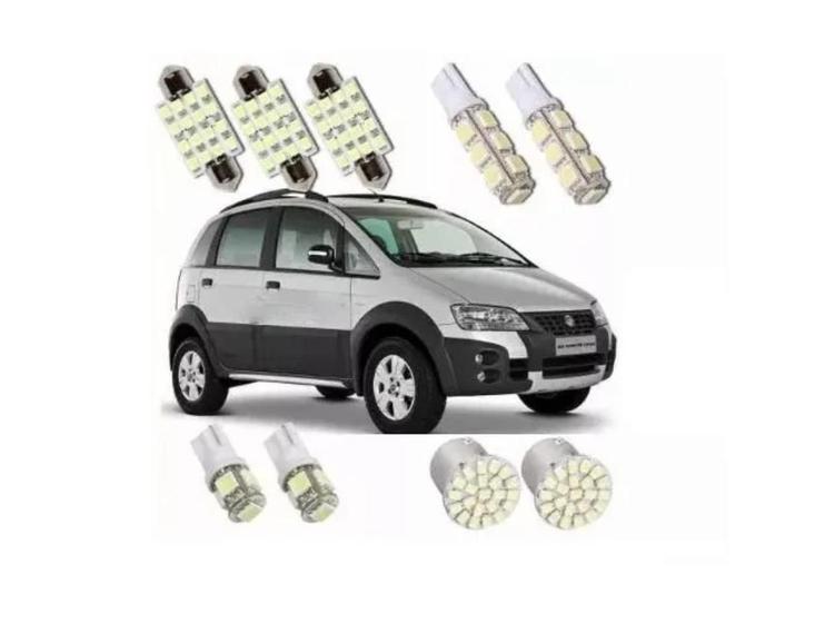 Kit Lâmpada Led Fiat Idea 2006 2007 2008 2009 2010 - Blue Lion ...
