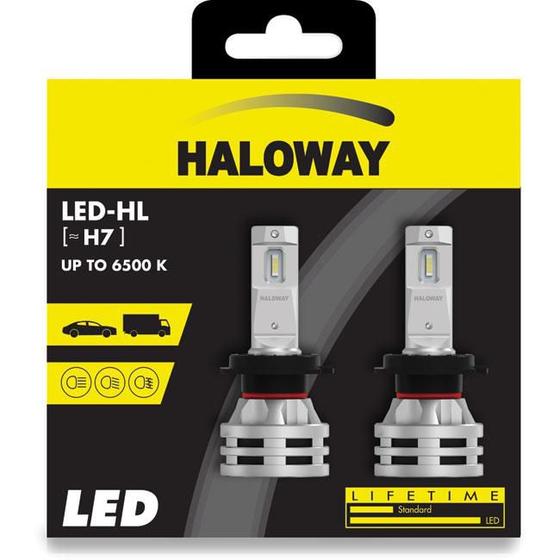 Kit Lâmpada Led H7 12/24V 24W Haloway Philips - Lâmpada Automotiva Led ...
