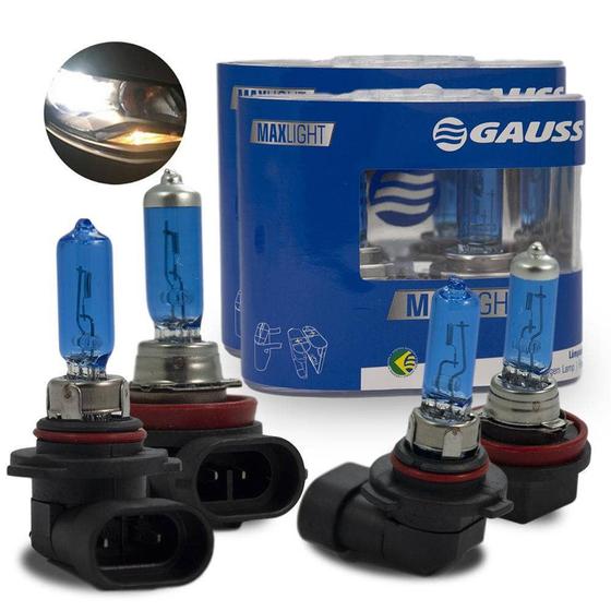 Kit Lâmpada Super Branca Compass 2008-2016 Farol e Milha - Gauss ...