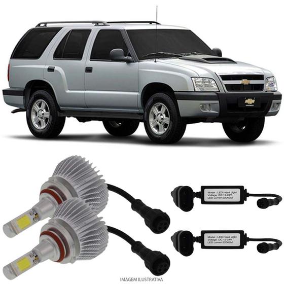 Kit Lâmpada Super Led 2D HB3 6000k Para Farol Alto Chevrolet Grand Blazer Todos - Shocklight ...