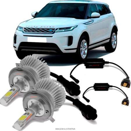 Kit Lâmpada Super Led 3D HB3 6000k Para Farol Alto Land Rover Ranger Evoque 2012 A 2013 ...