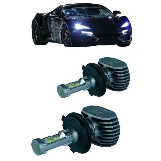 Kit lampada ultra led r8 jr8 premium h4 4000 lumens 6000k - Lâmpada - Magazine Luiza