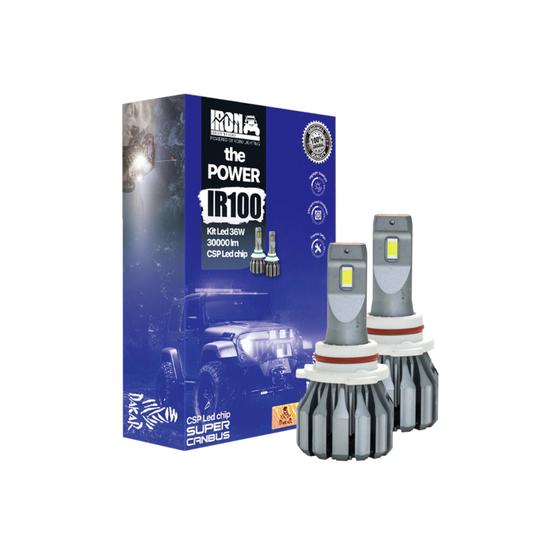 Kit Lâmpadas Automotiva Super LED H1 H3 H4 H7 H11 H27 HB3 IR100 6500K ...