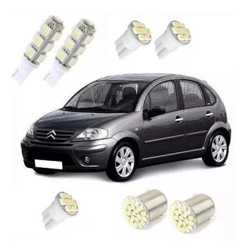 Kit Lampadas Led Citroen C3 2000 Até 2010 Teto Placa Ré - MFL - Lâmpada ...