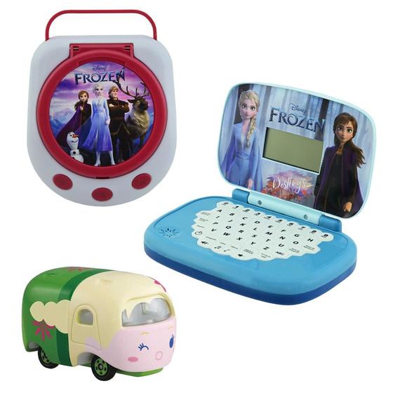 Kit Laptop da Frozen + Cd Player Frozen + Tsum Die Cast Elsa - Candide ...