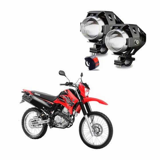 Kit Led Farol Milha Moto Yamaha XTZ 250 Lander 249CC 2007 2008 2009 2010 2011 2012 2013 U5 ...