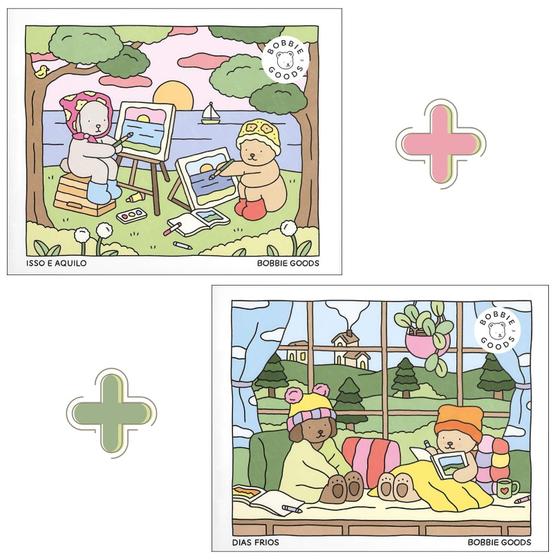 Kit Livro de Colorir Bobbie Goods Oficial - Isso e Aquilo This & That ...