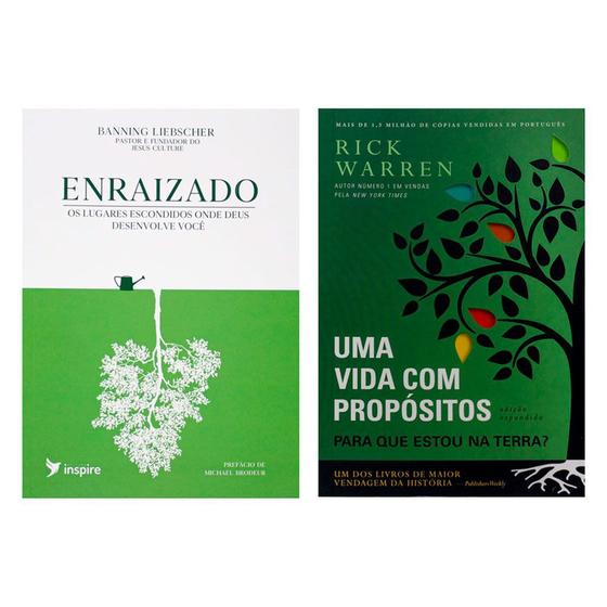 Kit Livro Uma Vida Com Propósito + Livro Enraizado - Livros Cristã ...