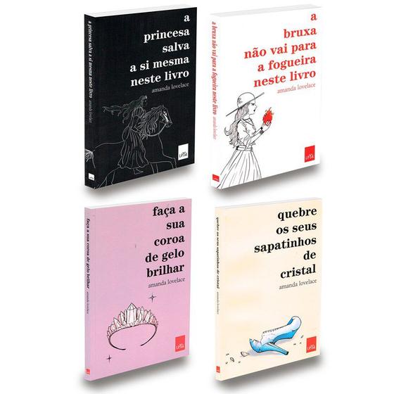 Kit Livros Amanda Lovelace Princesa Bruxa Coroa Sapatinhos - LEYA - Kit ...