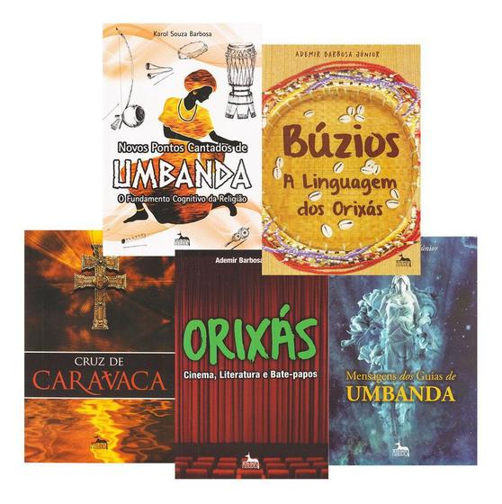 Kit Livros Esotéricos Umbanda Orixás Búzios Religião Afro - Anubis ...