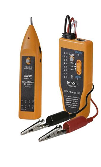 Kit Localizador Rastrador Detector Linha E Cabos Rj 11 Rj45 - Exbom ...