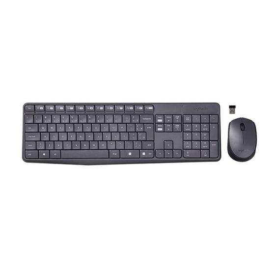 Kit Logitech Mk235 Teclado E Mouse Sem Fio Preto - Kit Teclado e Mouse ...