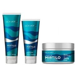 Kit Lowell Mirtilo 1 Sh 240ml + 1 Cond 200ml + 1 Masc 240g - Kit de ...