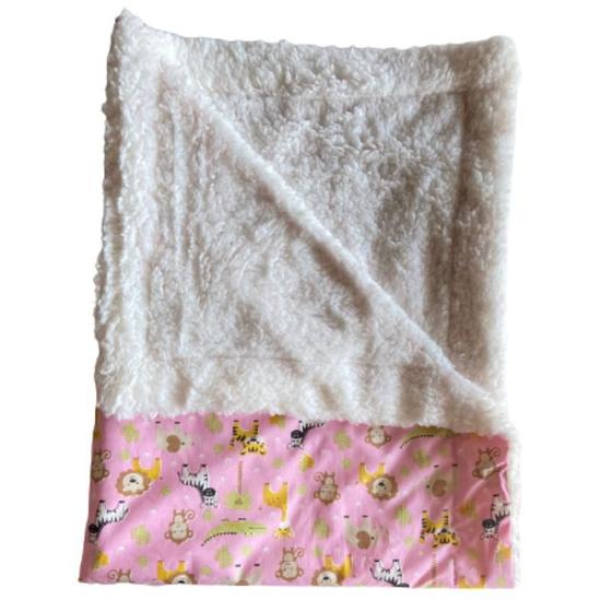 Kit Luxo Manta Sherpa para Bebê + 1 Naninha Luxuosa - kellen baby store ...