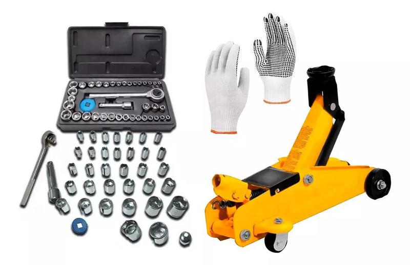 Kit Macaco Jacarézinho Hidráulico 2 Toneladas C/maleta - TITANIUM ...