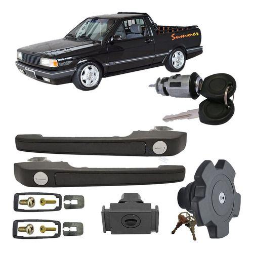 Kit Maçaneta Saveiro Quadrada 87 a 96 Completo Original - SHALOMCAR ...
