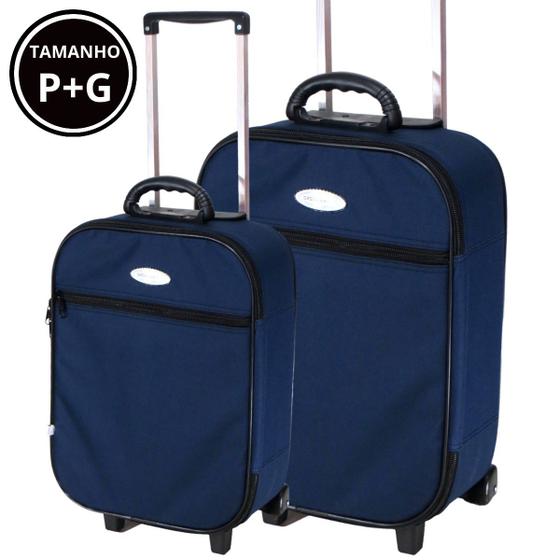Kit mala de viagem 2 peças pequena e grande grotaferrata - Conjunto de ...