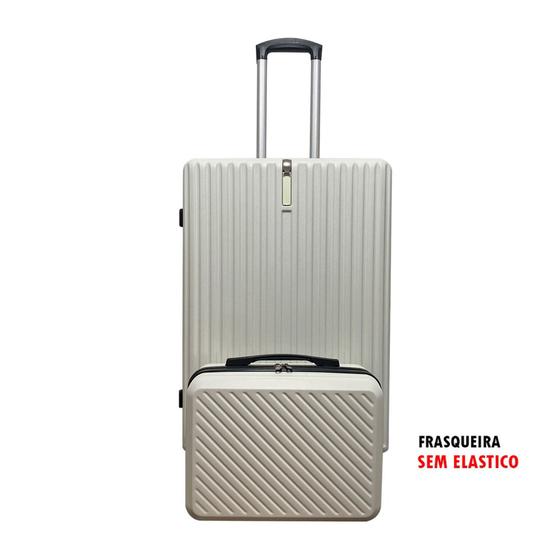 Kit Mala de viagem 23kg com frasqueira ABS conjunto mala de viagem ...