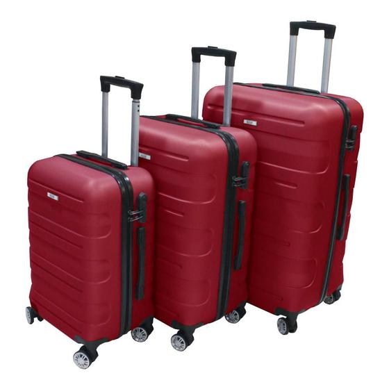 Kit Mala de Viagem Hermes 3 Peças 10Kg 23Kg e 32Kg - KLOOF - Conjunto ...