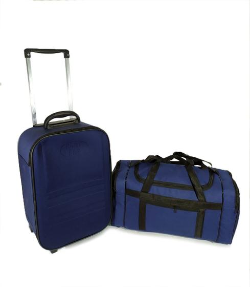 KIT Mala Pequena Bolsa de Viagem Mala Bordo Bagagem de Mão - Paiva ...