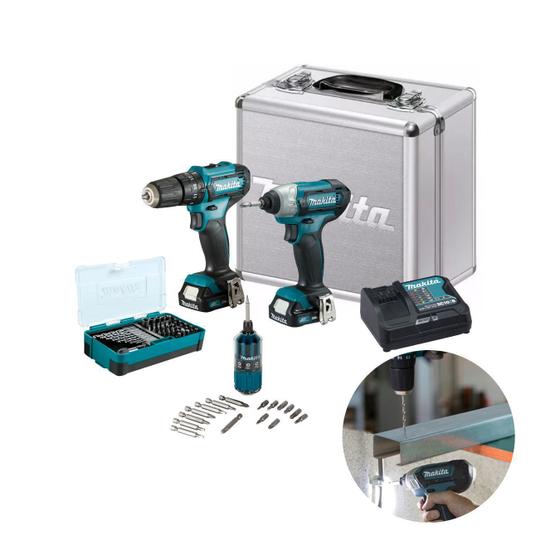 Kit Maquinas Makita Parafusadeira Hp333d E Td110d Clx228sax-p ...